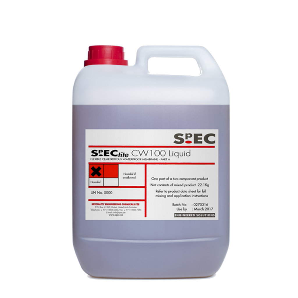 SpECtite CW100 - Flexible Non-Toxic Cementitious Waterproof Membrane ...
