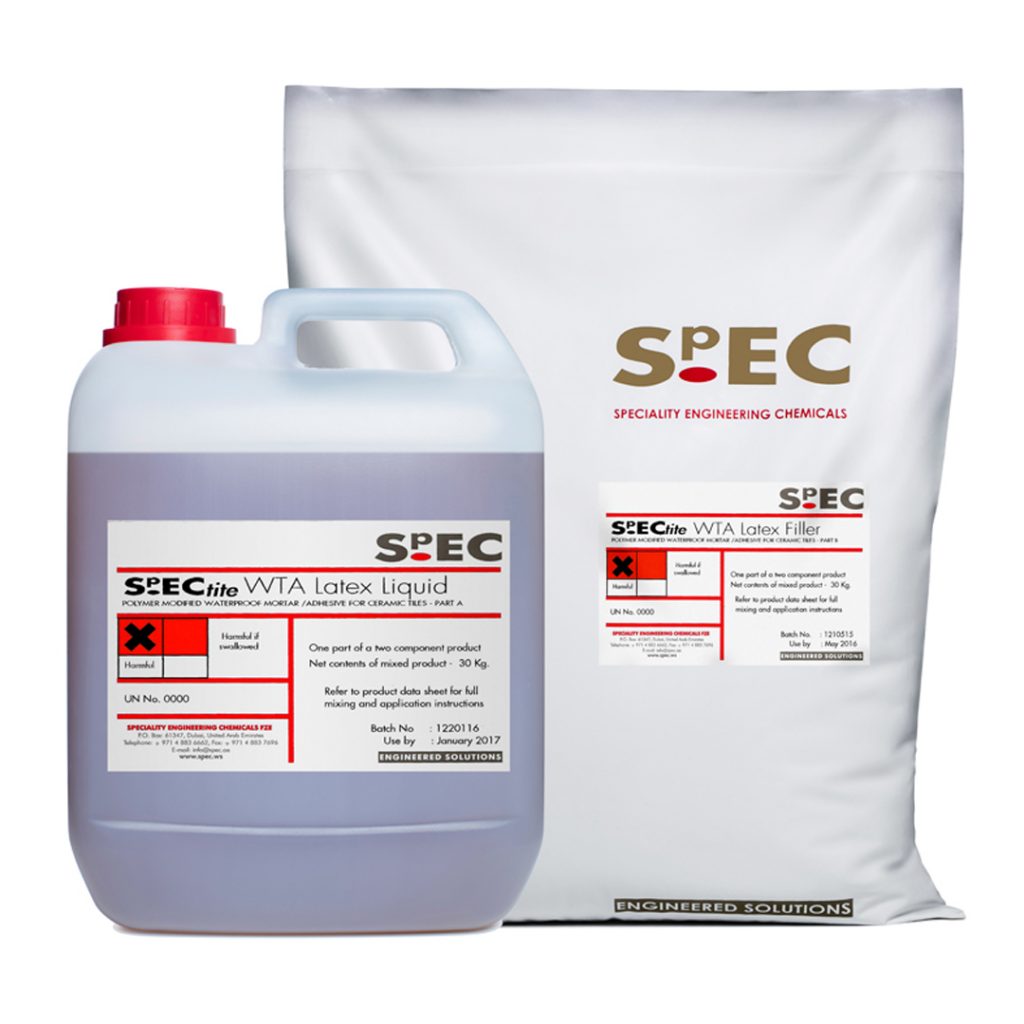 SpECtite WTA Latex Waterproof Mortar/Adhesive - Bardawil & Co.